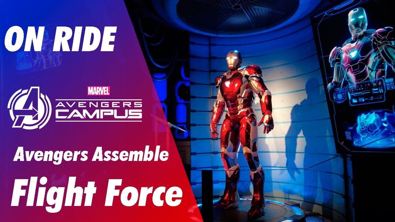 POV ON RIDE | Flight Force | Avengers Campus Walt Disney Studios ...
