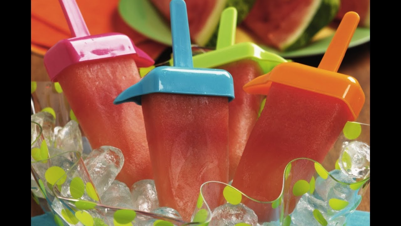 Watermelon Freeze Pops - YouTube