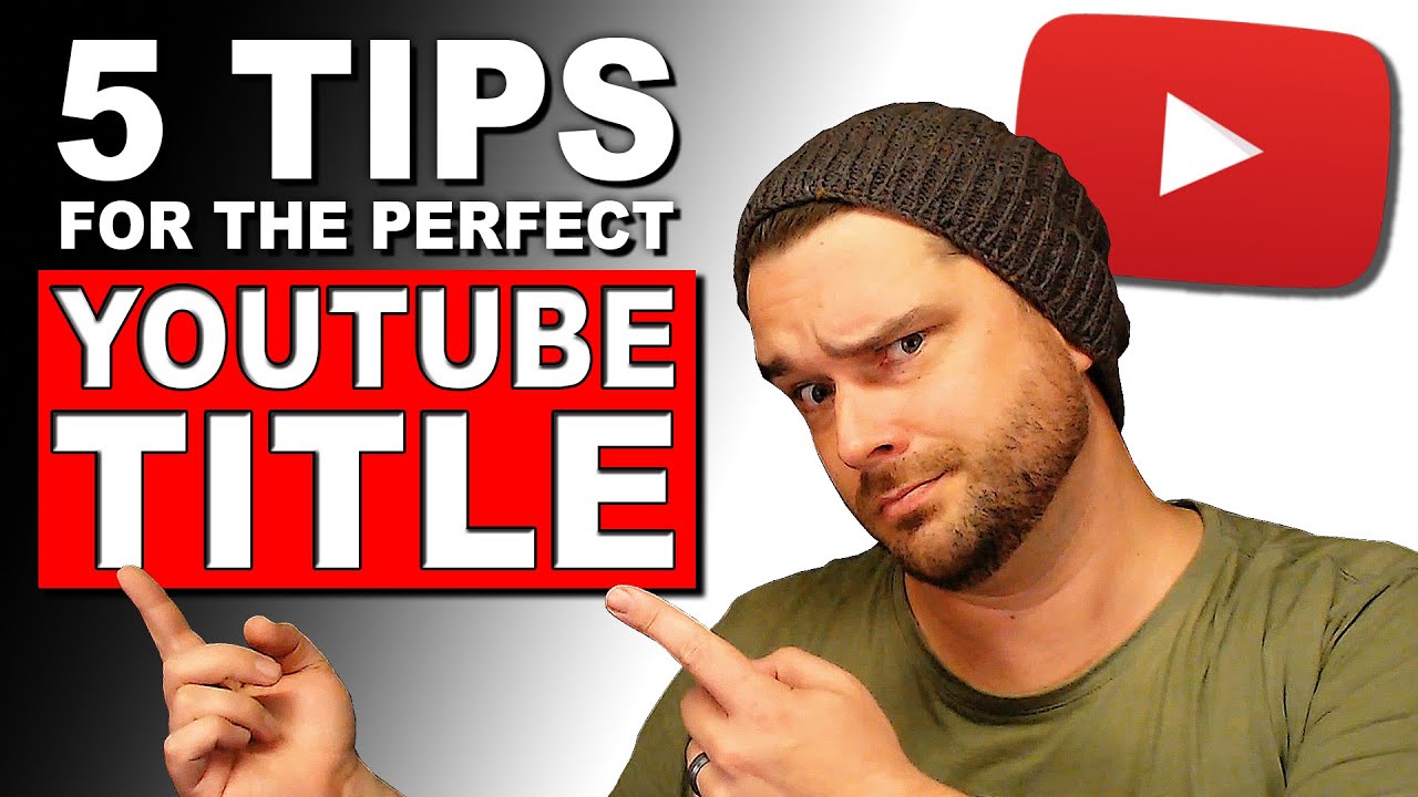 5 TIPS for the Perfect YOUTUBE TITLE in 2022 - YouTube