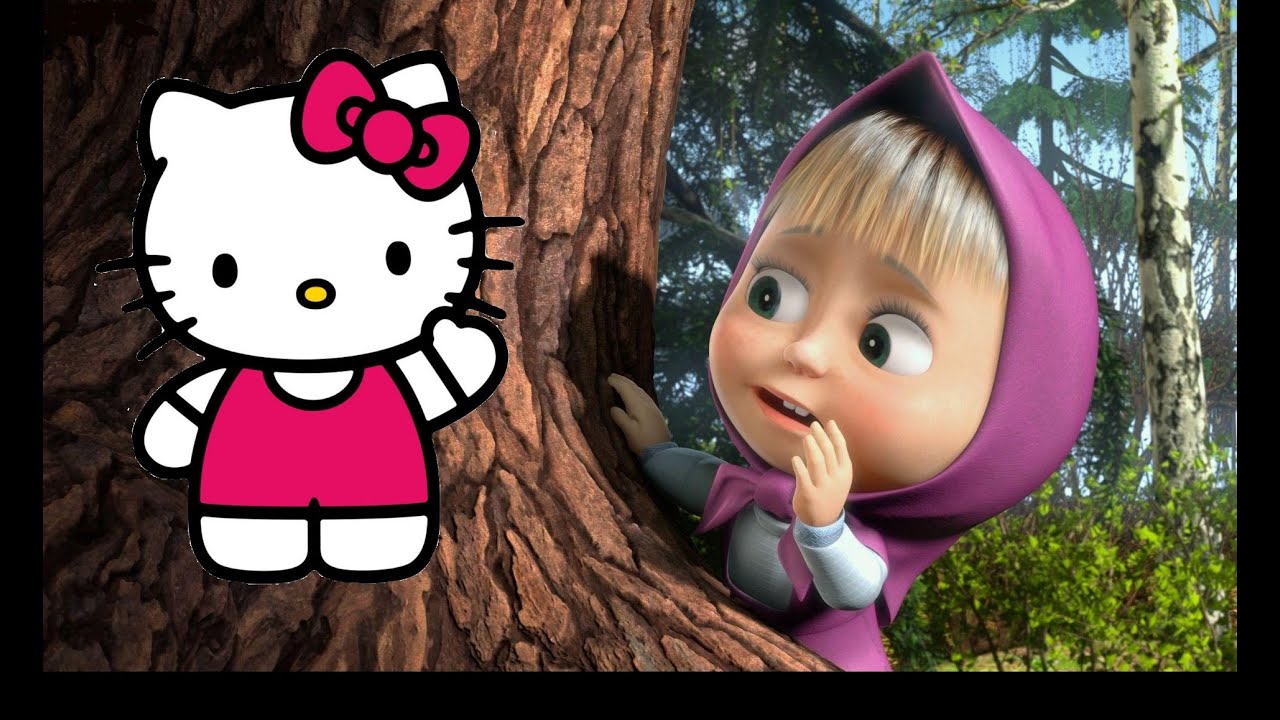 Hello Kitty Маша и Медведь Masha i Medved masha and the bear Surprise ...