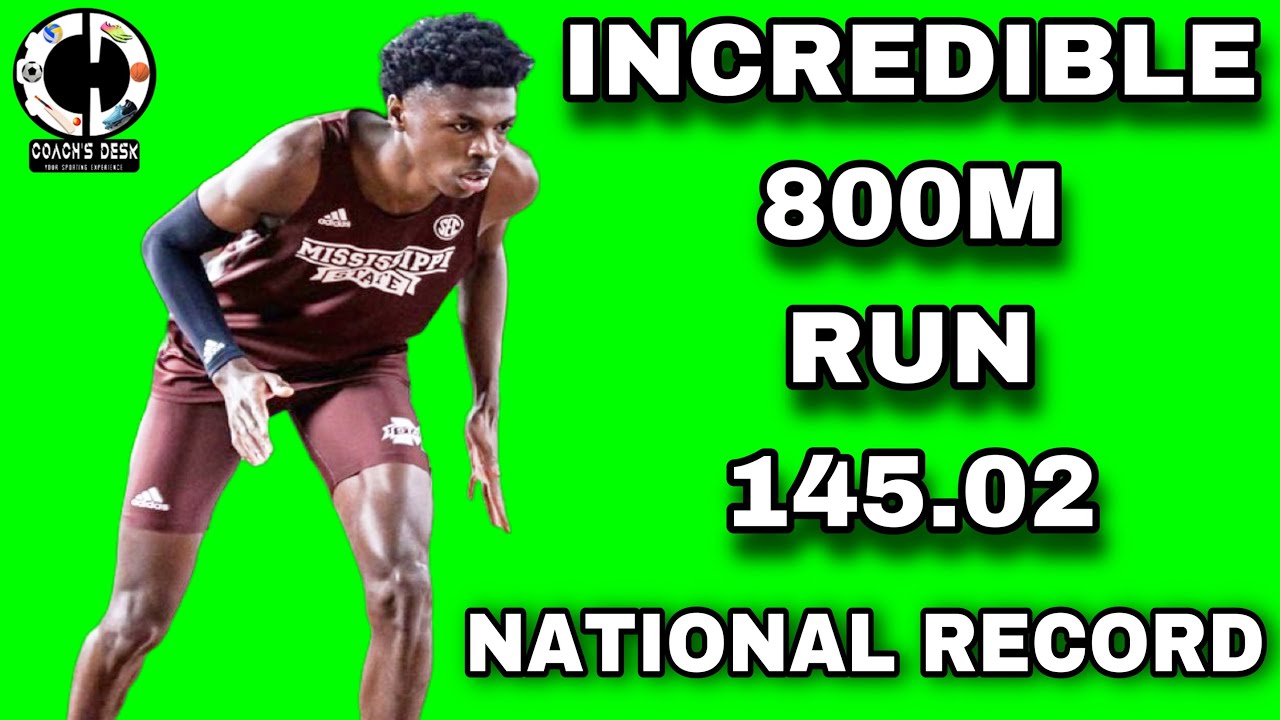 Navasky Anderson 800m National Record @ NCAA CHAMPIONSHIP & World ...