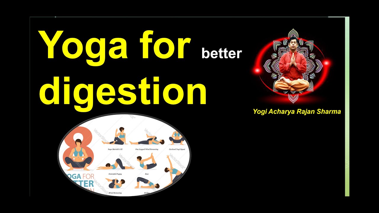 8 YOGA POSES FOR BETTER DIGESTIVE SYSTEM (English) - YouTube