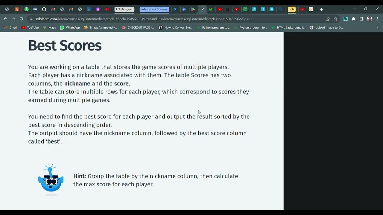 3 Math And Aggregate Functions Sql Intermediate Sololearn Youtube