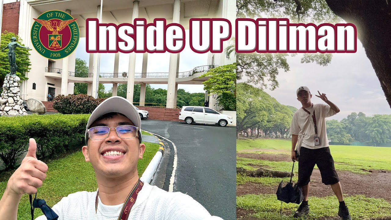 UP DILIMAN CAMPUS TOUR | FIRST VLOG AS A GRADUATE STUDENT 🌻 - YouTube
