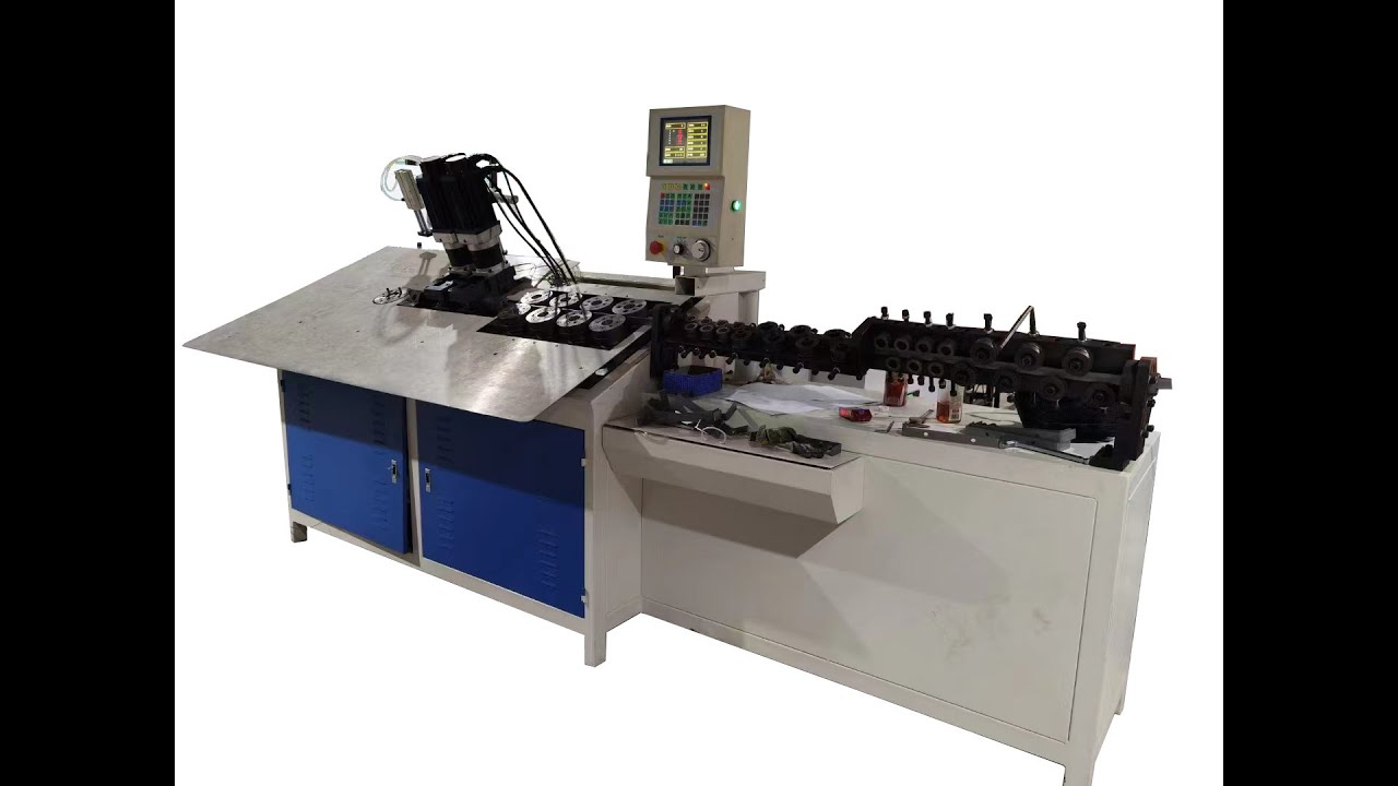 High Quality 2D Flat Wire Bending and Hole Punching Machine for Smooth ...