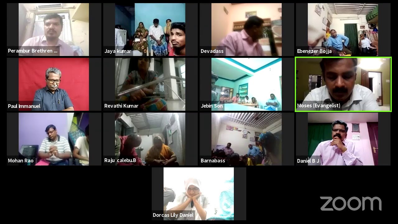 Perambur Brethren Assembly's Meeting - YouTube