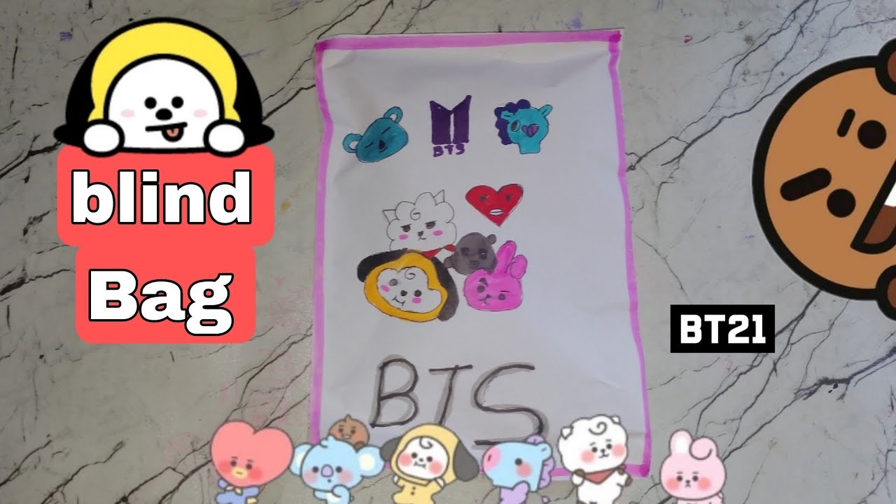 How to make BTS blind bag || Diy BTS blind bag #drawwithartgirl #bts # ...