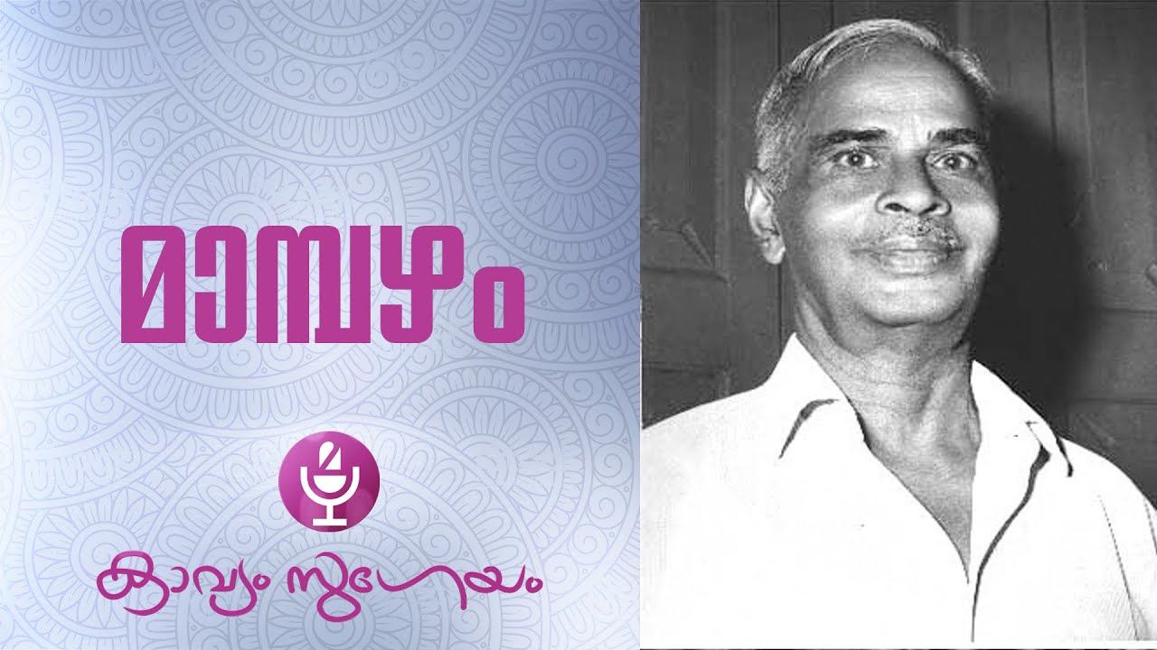 വൈലോപ്പിള്ളിയുടെ മാമ്പഴം|കവിതാലാപനം| കാവ്യംസുഗേയം |Mambazham Kavitha ...