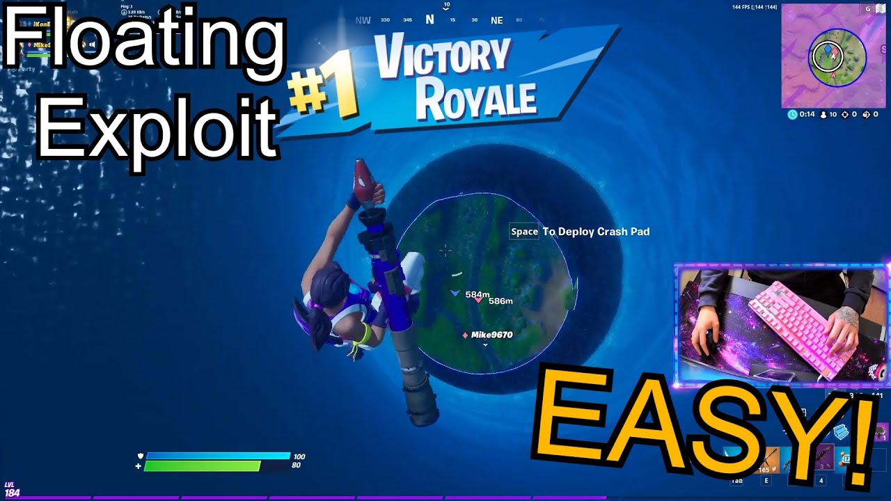 How To FLOAT/FLY In Fortnite [EXPLOIT] - YouTube
