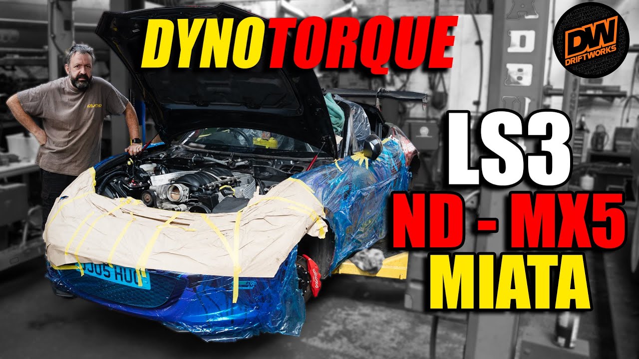 DynoTorque LS3 swapped ND Mazda MX5 / Miata - YouTube