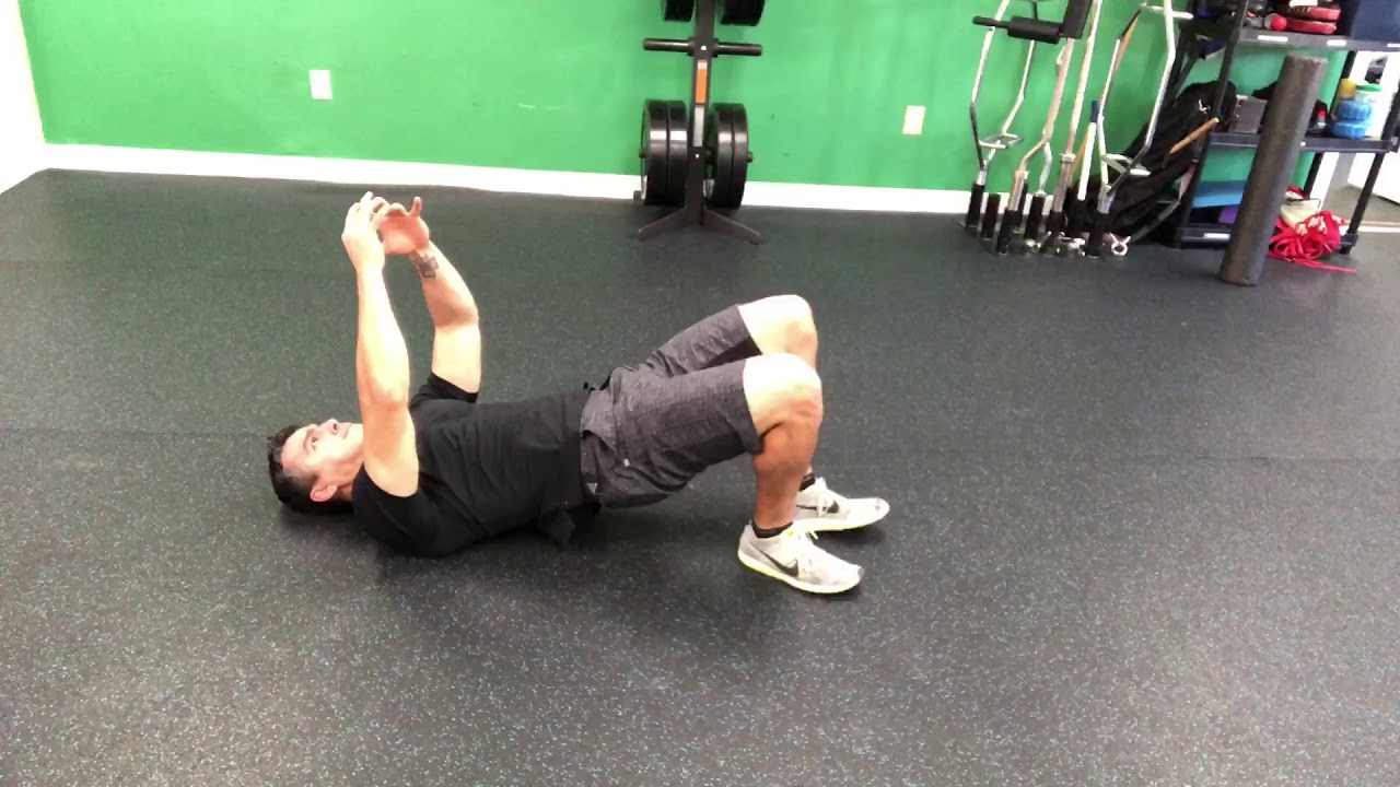 Single leg Bridge w/ Abduction - YouTube