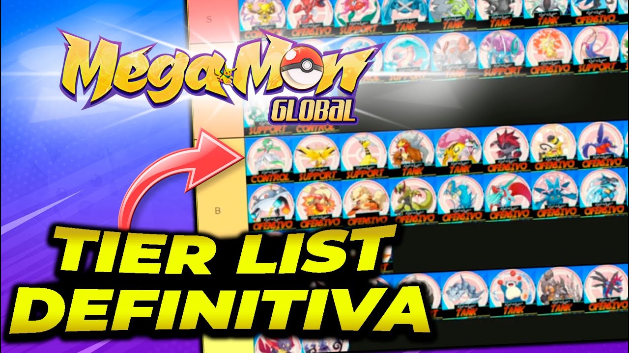 🔥 TIER LIST MEGAMON GLOBAL🔥 #megamon #pikatube - YouTube