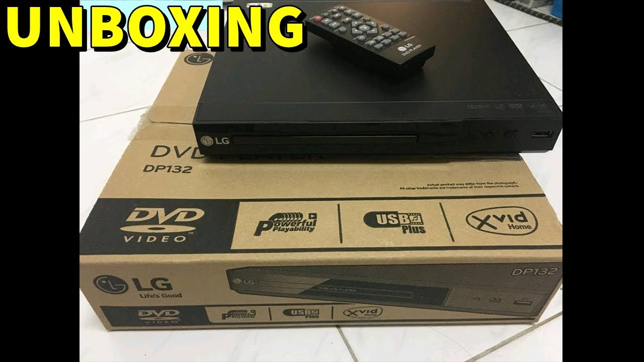 Unboxing de reproductor DVD LG - Una joya del pasado - YouTube