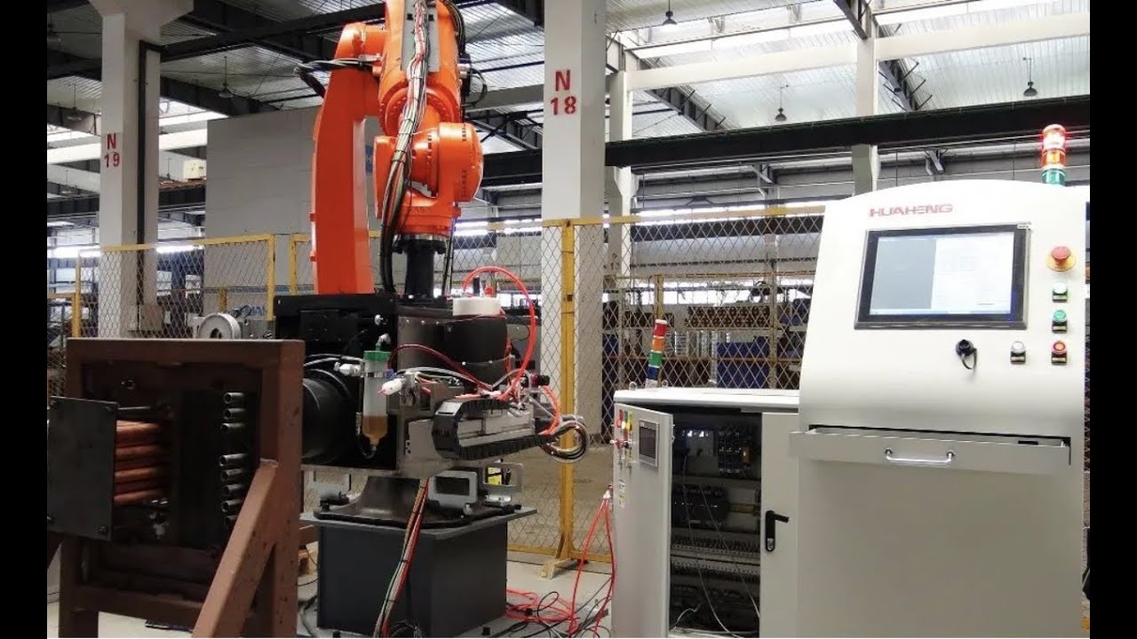 Orbital_Robotic Tube to Tube Sheet Expanding System - YouTube