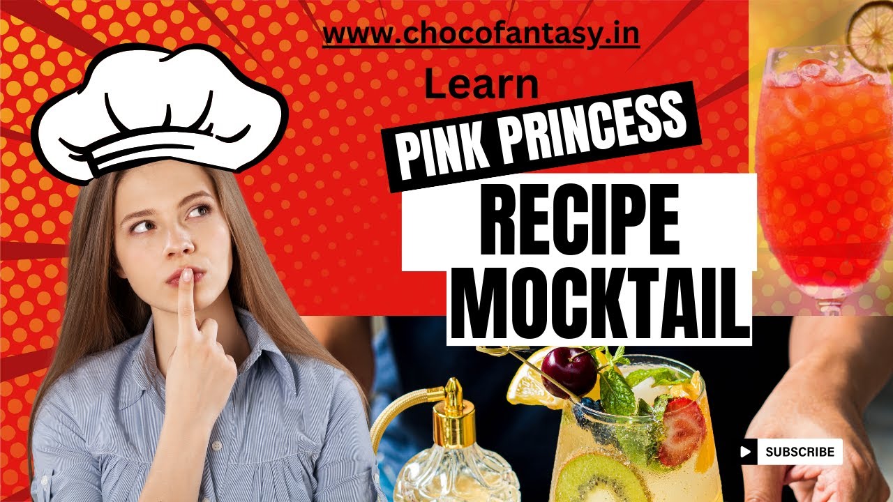 Pink Princess || Know How to Mocktails easily at home ,easy recipe🍹🥂🥤 ...