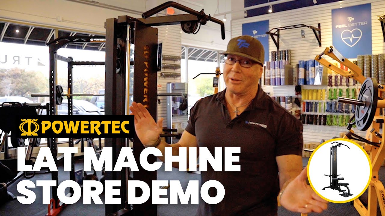 Powertec Lat Machine Demo At Top Fitness | Authorized Dealers Across ...