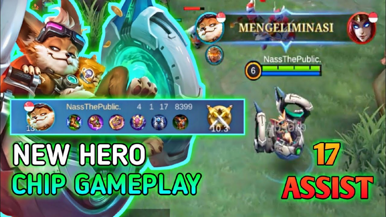 Gameplay Hero Chip - New Hero - Mobile Legend Bang Bang - YouTube
