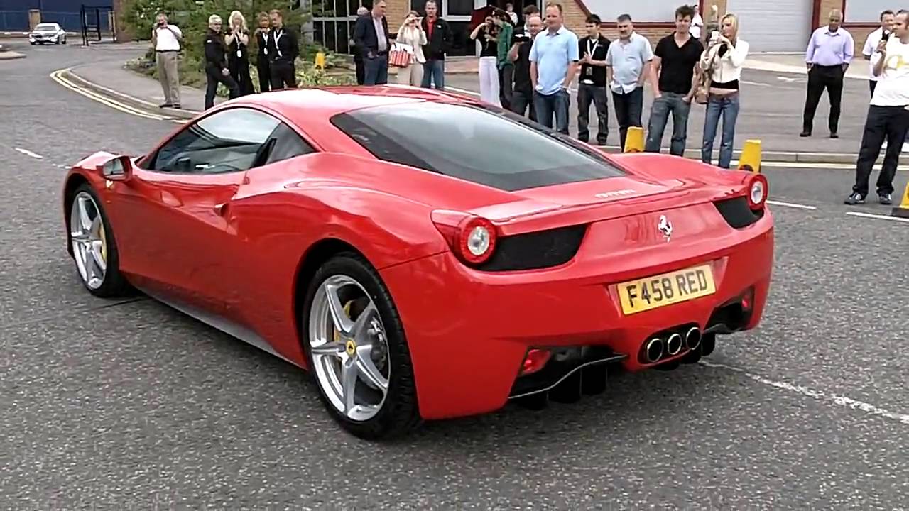 Ferrari F458 booted on the street - Ecurie25 - YouTube