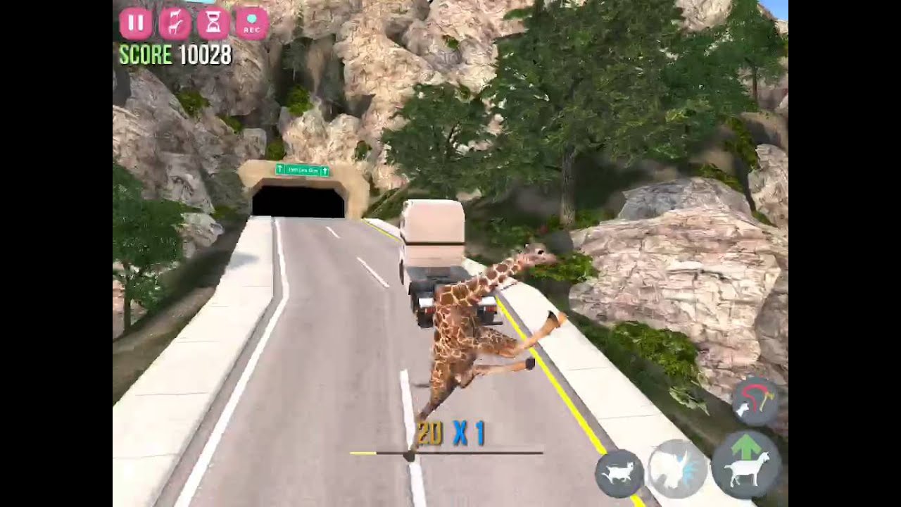 [Goat Simulator] Spaz giraffe - YouTube