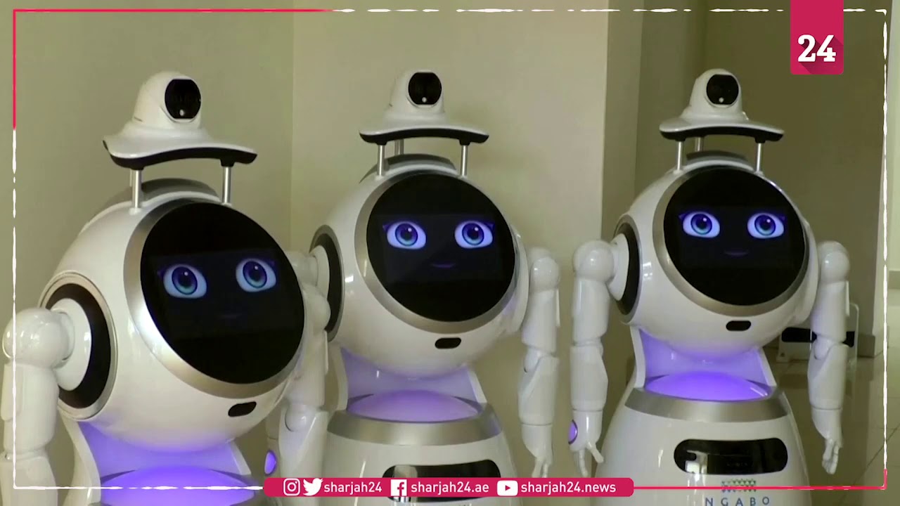 Rwanda deploys robots to minimize coronavirus risk - YouTube