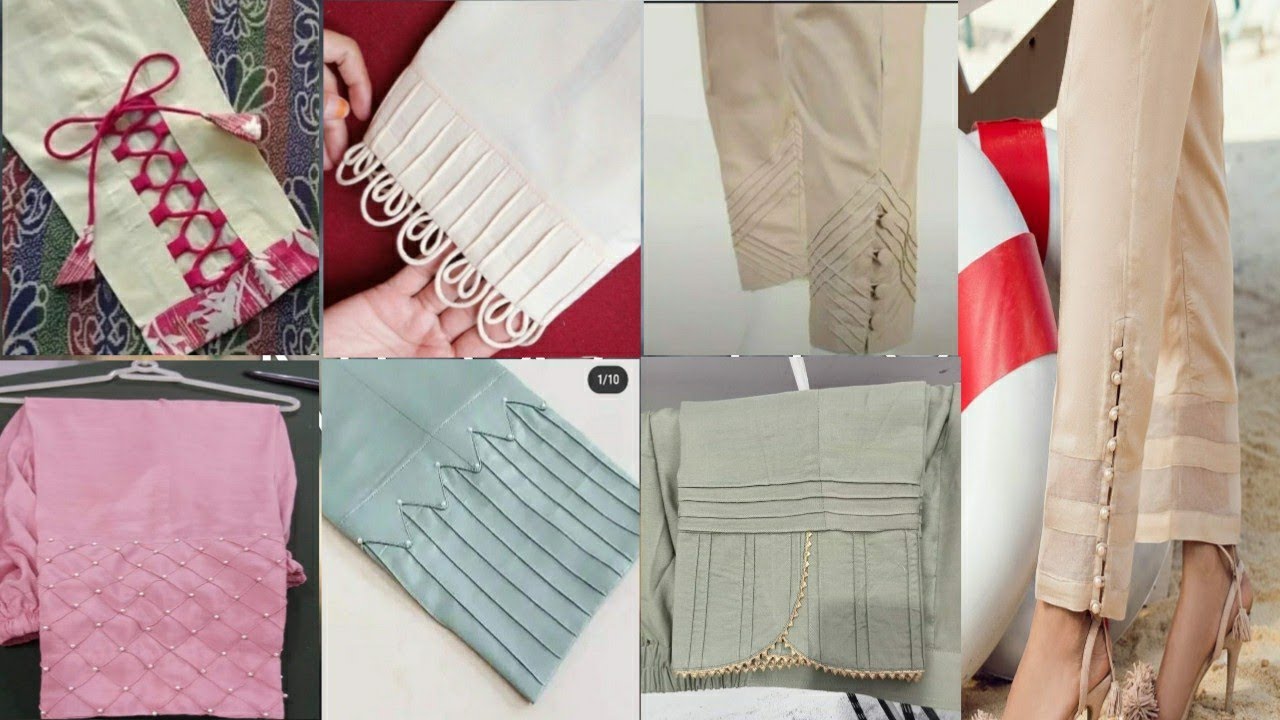 Trousers design with lace #trouser design 2024 new trouser design # ...