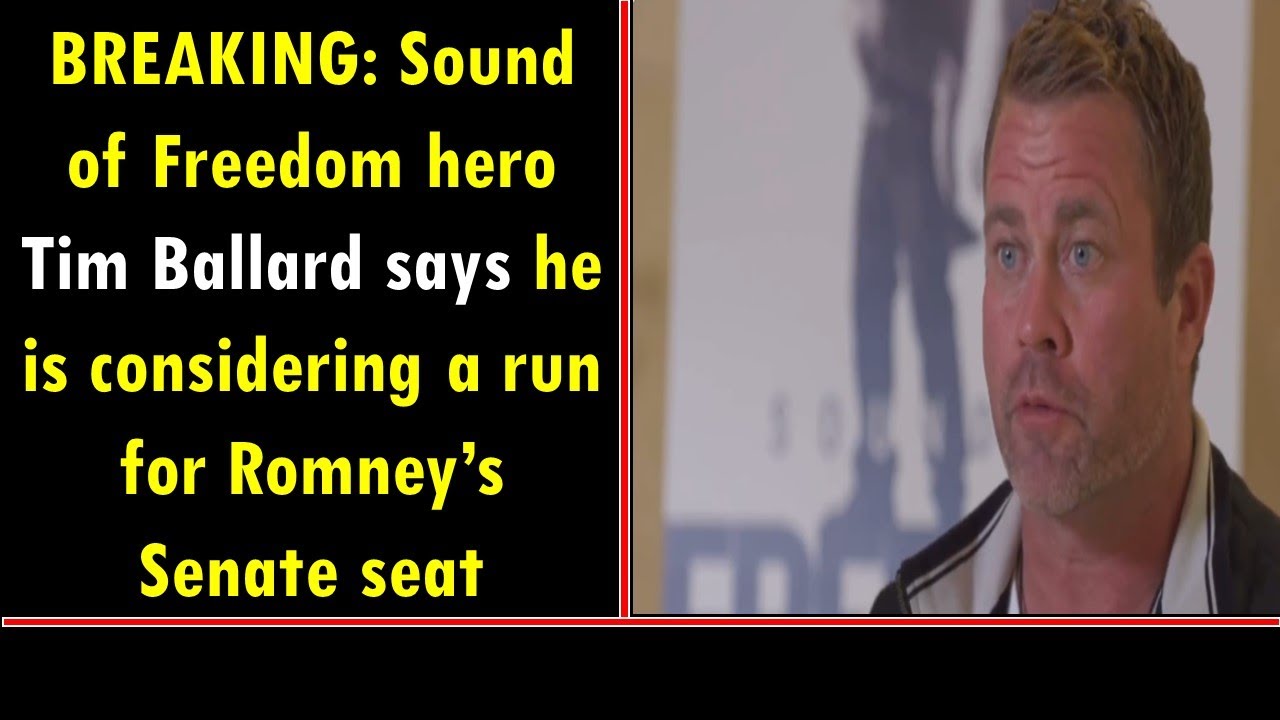 BREAKING: Sound of Freedom hero Tim Ballard says he is considering a ...