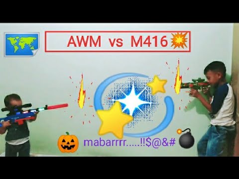 tembak-tembak AWM vs M416 mabarrrr!!!
