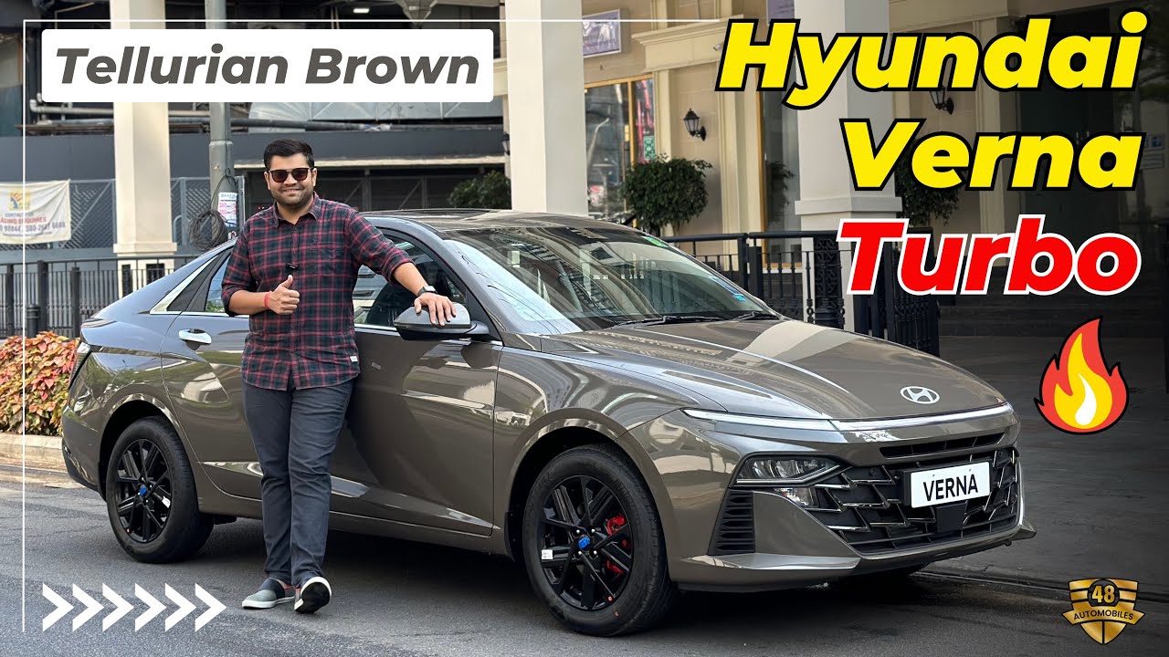Unveil karte hi Drive karli 2023 New Hyundai Verna turbo manual In ...