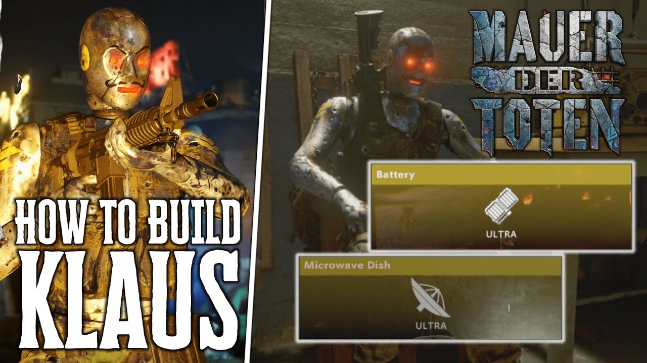 How To Build KLAUS - Mauer der Toten (Klaus Fast Guide) Call of Duty ...