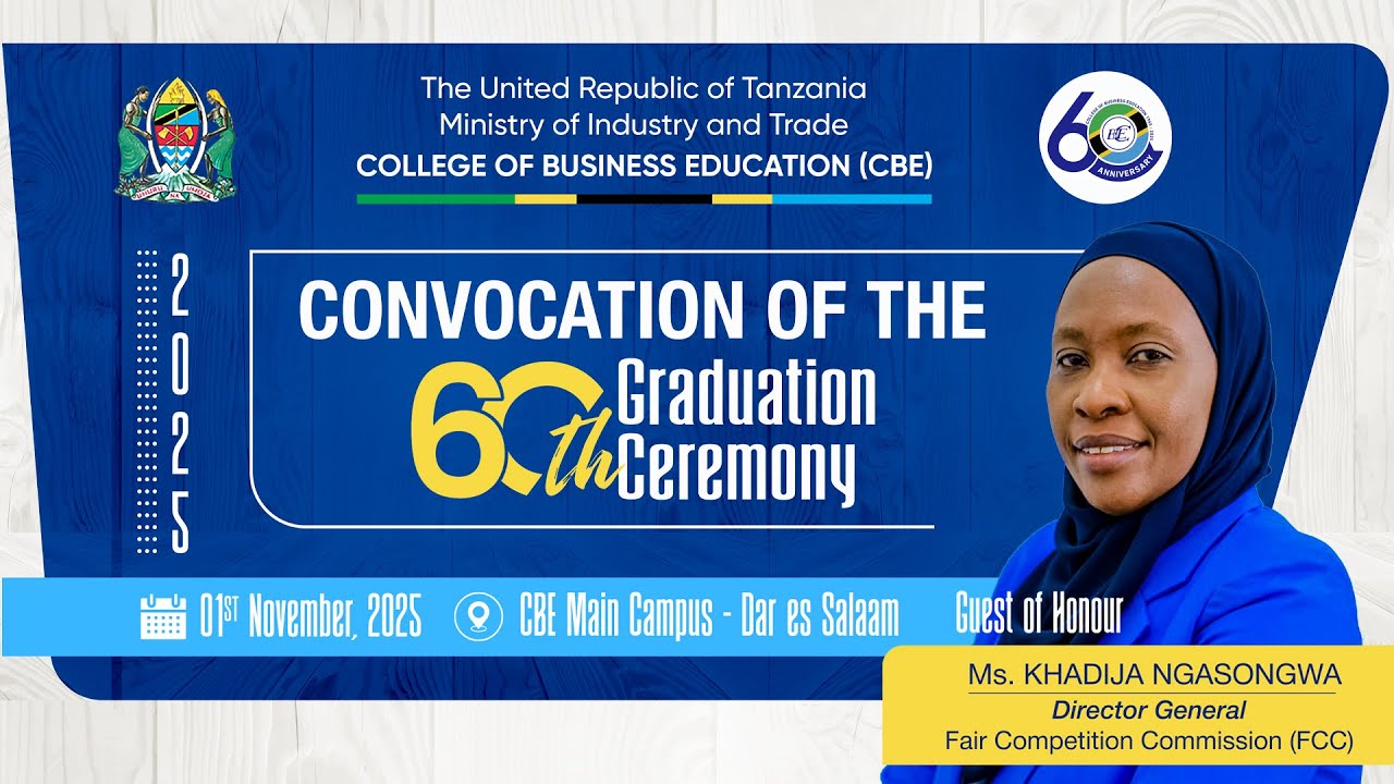 CBE | CONVOCATION OF THE 60TH GRADUATION CEREMONY - YouTube