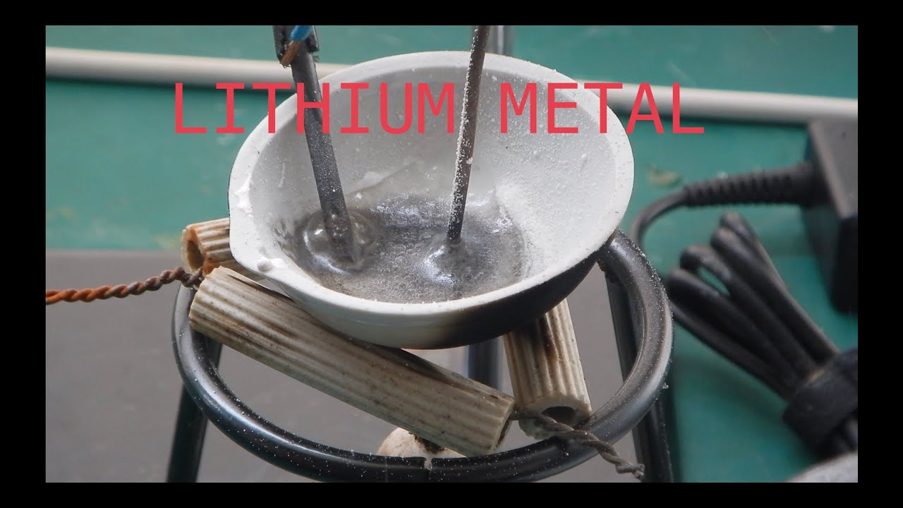 2.3.1 Reactive Metals - Making Lithium Metal by Electrolysis - YouTube