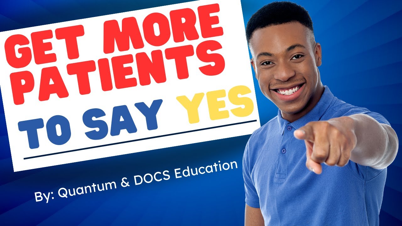 Grow your practice and get more YES from patients - YouTube