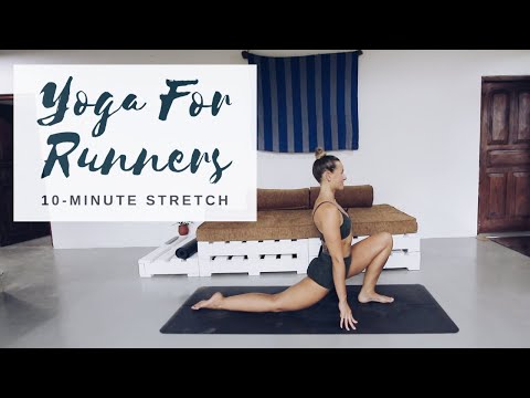 YOGA FOR RUNNERS | 10-Minute Stretch | CAT MEFFAN