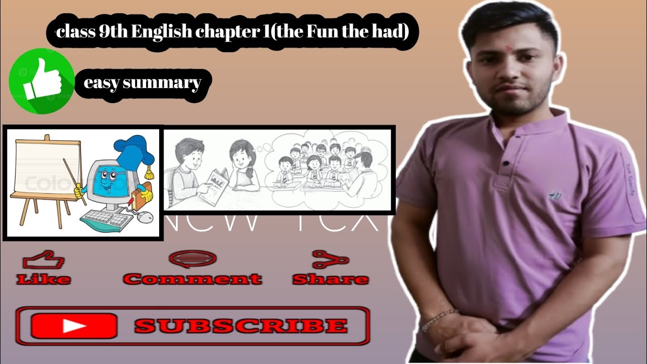 👉👉Class 9th English Chapter-01 The Fun the had easy summery😁#9th # ...