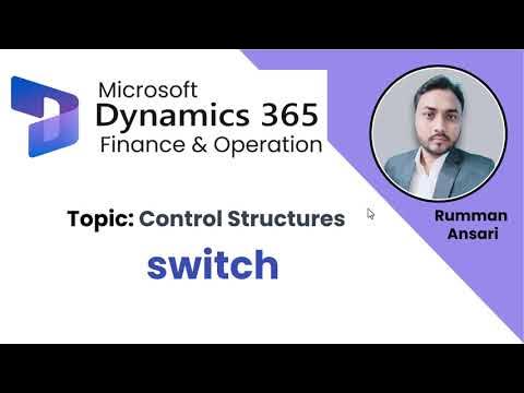 Switch Statements - x++ tutorial for beginners - x++ dynamics 365 - YouTube