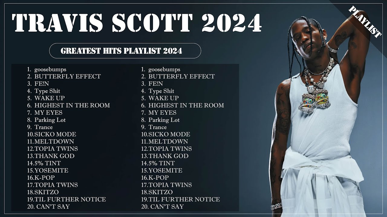 Travis Scott - Greatest Hits playlist - Best Songs Of Travis Scott ...