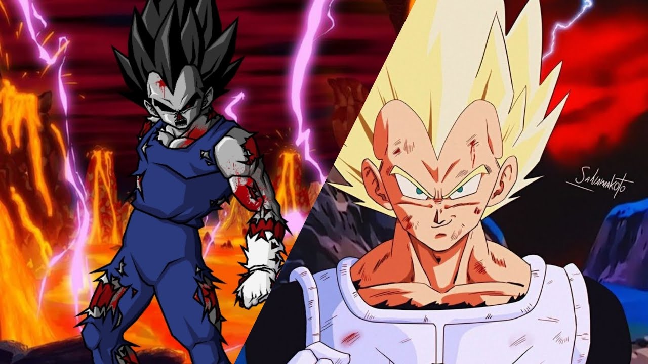 Vegeta Zombie VS Namek Vegeta SSJ DBZ TTT - YouTube