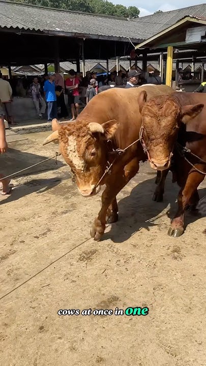 This man can carry 2 cows in one pull 😱#cow #cowsounds #cowfarm #cowvideos #cattle #cattlemarket ...