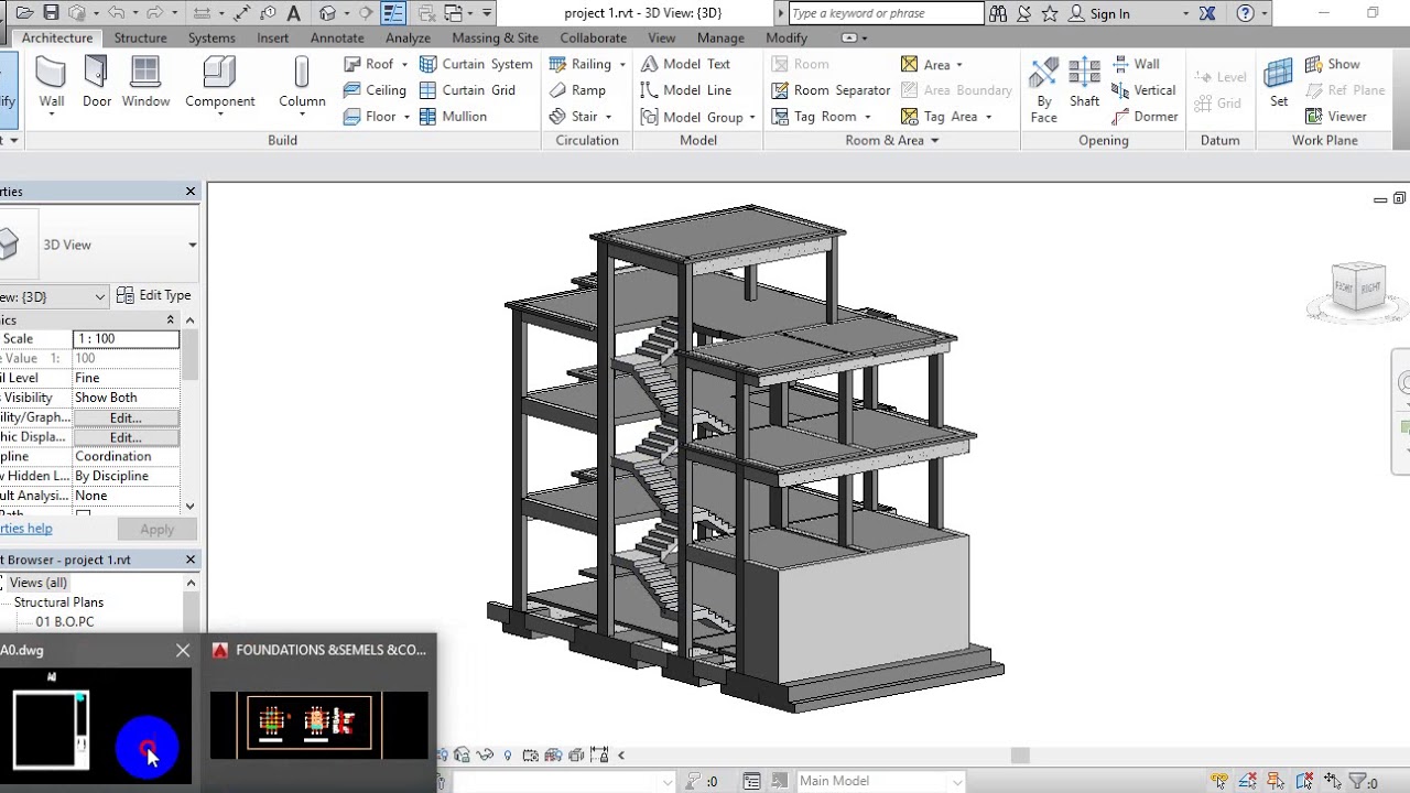 Session 1 (Draw Columns & Axes) - YouTube