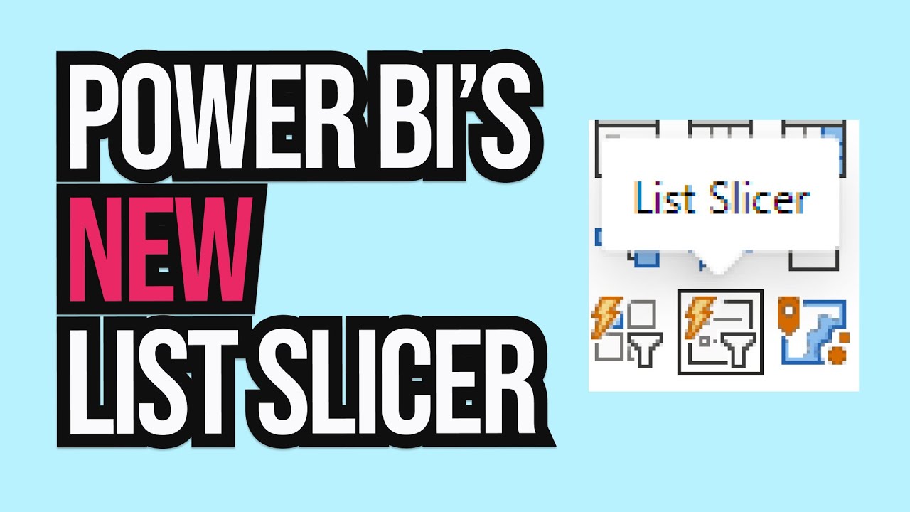 Power BI's Newest Core Visual: The List Slicer - YouTube