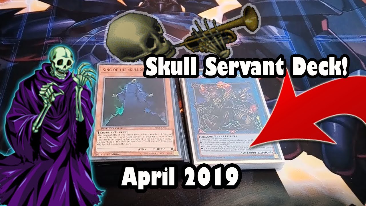 Skull Servant Deck-profile (April 2019) - Main + Side deck! - YouTube
