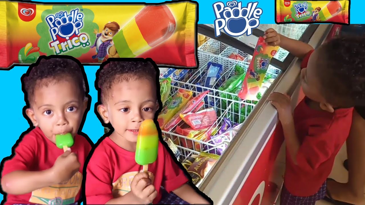 AL Mau Makan ice Cream Paddle Pop Trico🍦😋 - YouTube