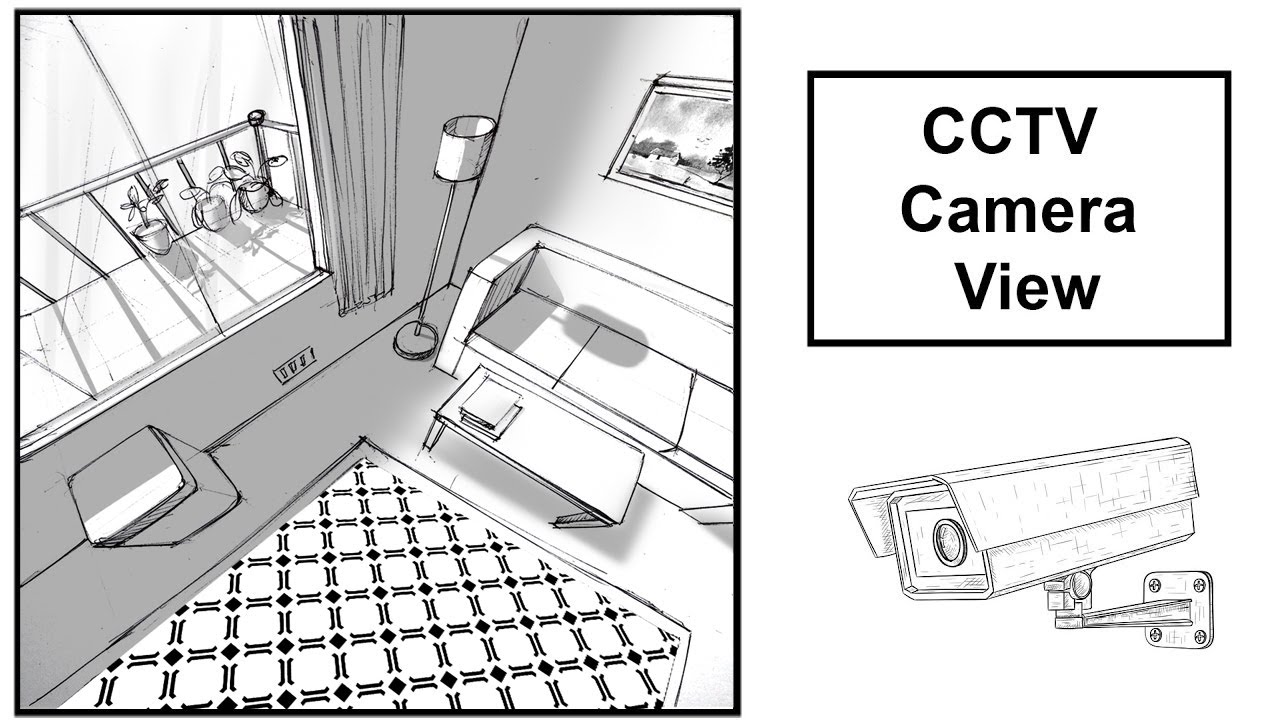 Cctv Camera View 3 Point Perspective Nift Nid Youtube