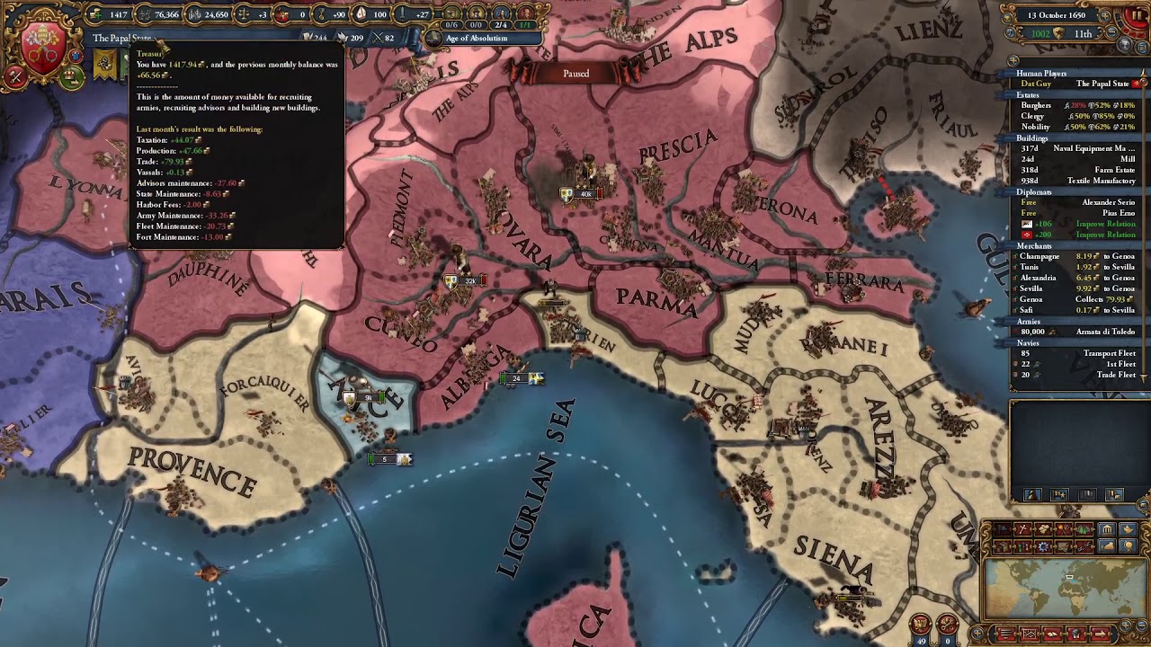 EU4 Vikings Multiplayer Review (Papal State, session 8) - YouTube