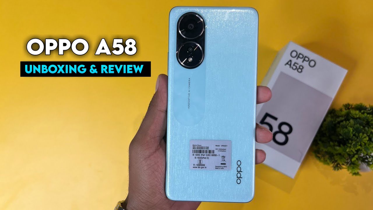 Oppo A58 Unboxing & Review ! - YouTube