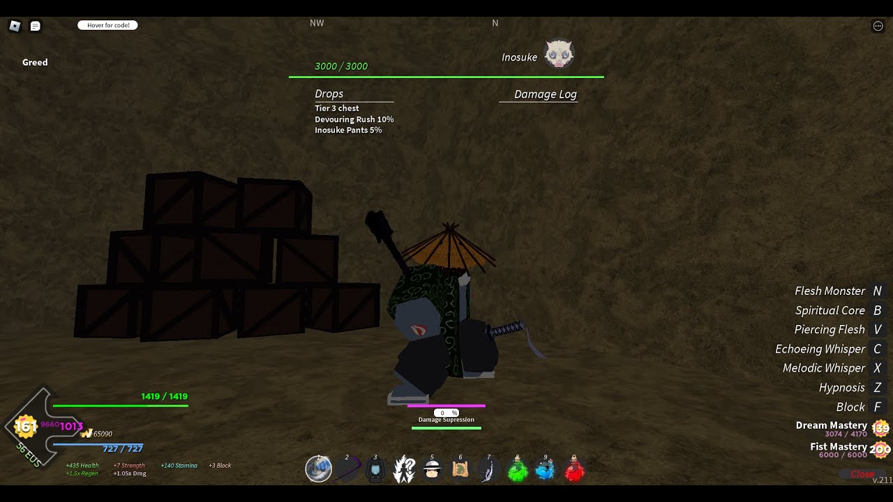 Dream and scythe TRUE INFINITE COMBO no dmg taken! (Project Slayers ...