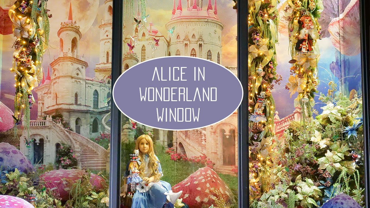 Alice in Wonderland Window - YouTube