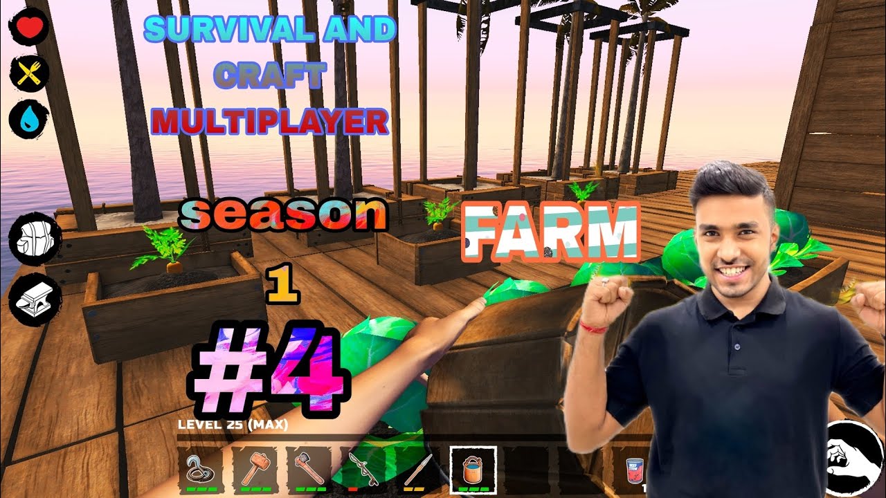 survival and craft multiplayer)game )in FARM 😉😀😀 - YouTube