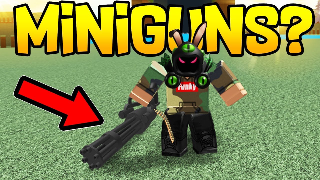 *NEW* Minigun Coming To Build A Boat! Roblox - YouTube