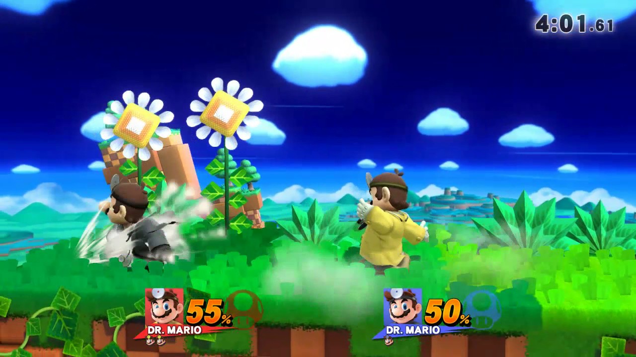 Super Smash Bros. for Wii U- Dr. Mario vs Dr. Mario - YouTube